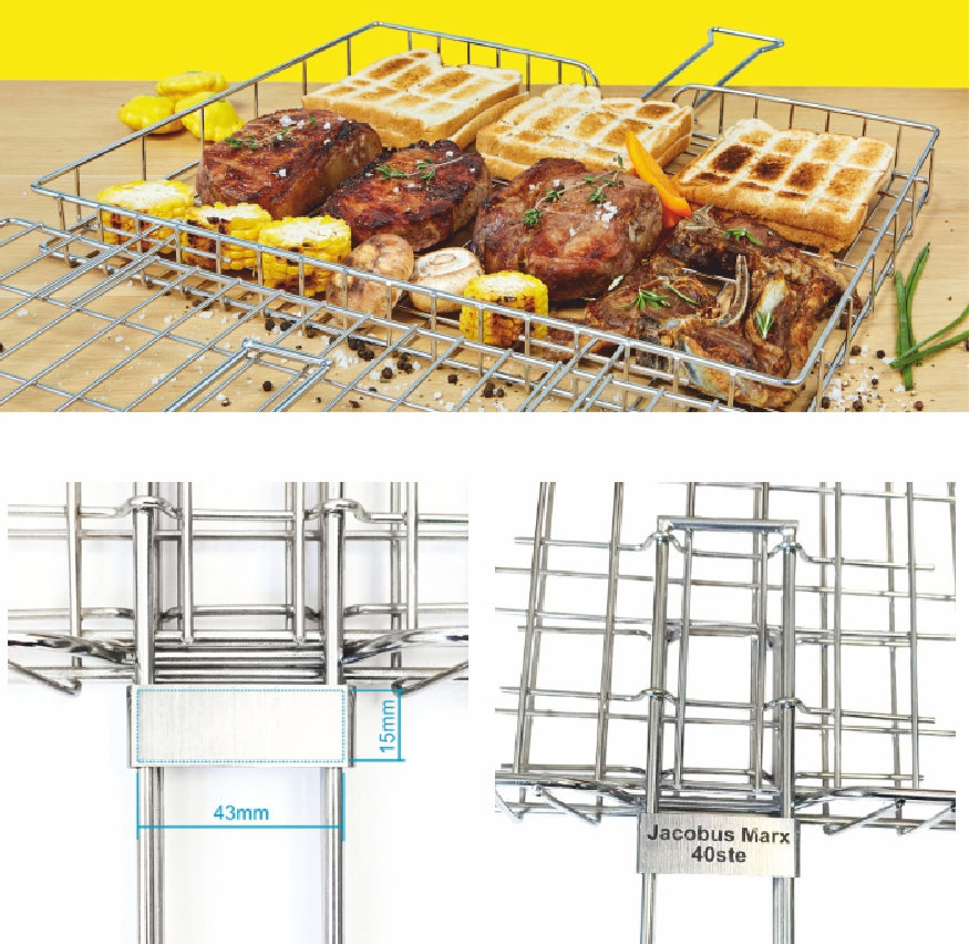 Stainless Steel PERSONALISED Braai Grid – Steelcraft